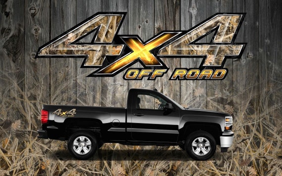 2 4x4 off Road Truck Camouflage Duck Camo Truck Bed Decals | Etsy