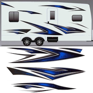 RV, Trailer, Camper, Motorhome Large Vinyl Decals/graphics Kit-k-0004 ...