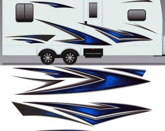 RV Trailer Camper Motorhome Large Vinyl Decals/graphics | Etsy