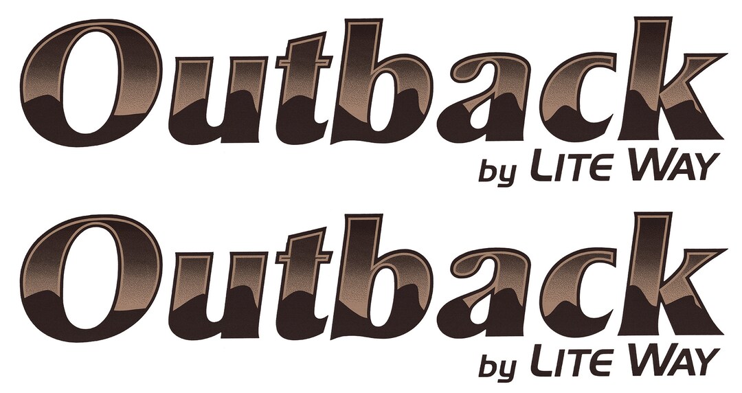 2 RV Trailer Motorcoach Keystone Outback Graphics Decals -1737 - Etsy