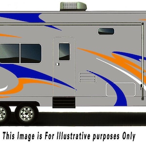 RV, Trailer Hauler, Camper, Motor-home Large Decals/graphics Kits 28-k ...