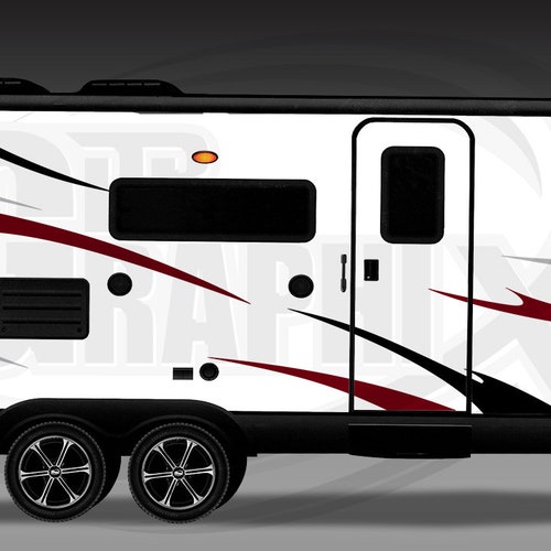 RV Trailer Camper Motorhome Large Vinyl Decals/graphics Kit - Etsy