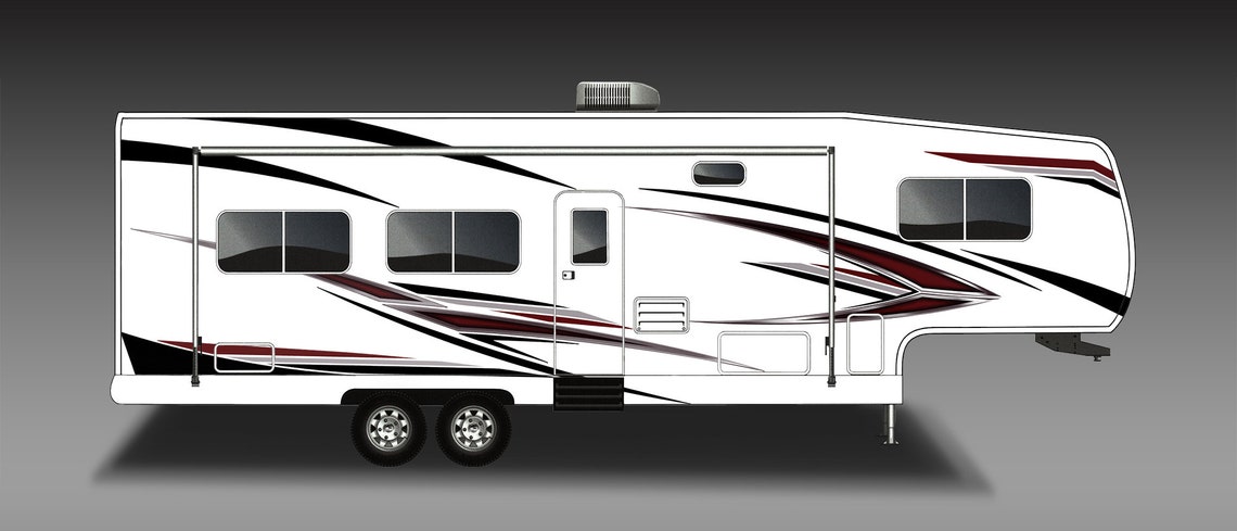 RV Trailer Camper Motorhome Large Vinyl Decals/graphics - Etsy
