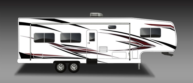 RV Trailer Camper Motorhome Large Vinyl Decals/graphics - Etsy Canada
