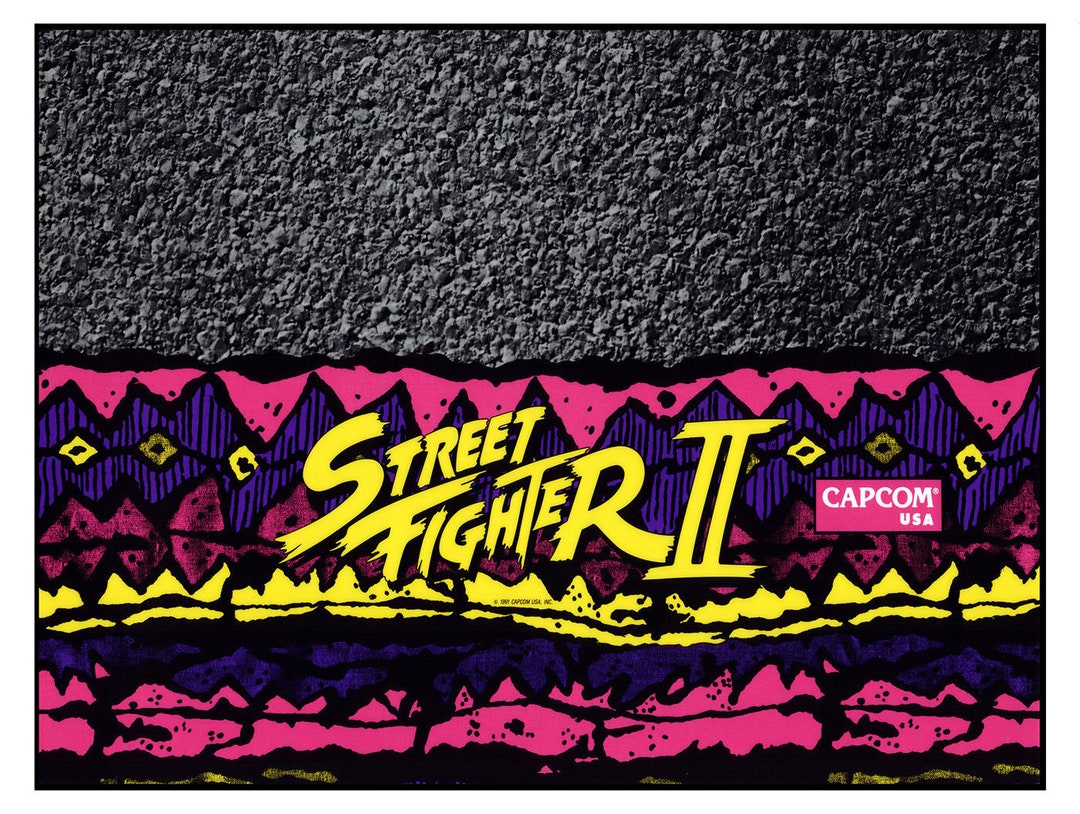 Street Fighter 2 Arcade Control Panel Overlay - Etsy
