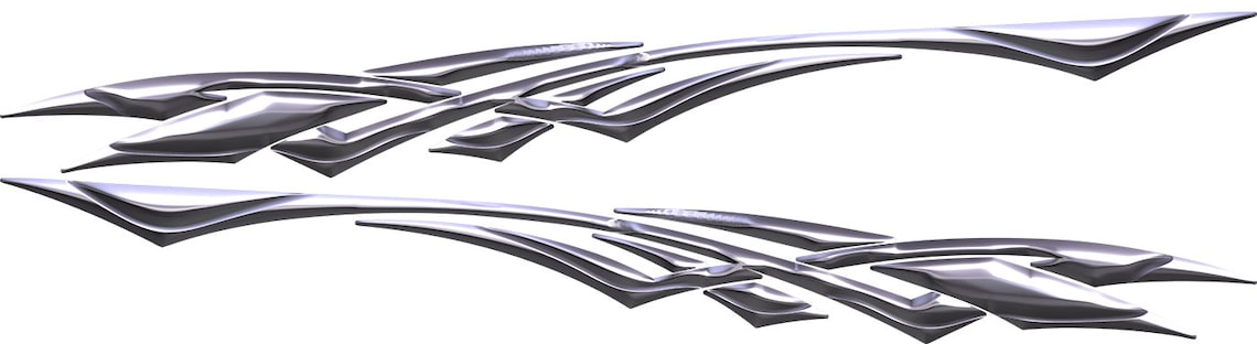 2 Car Truck Side Decals Graphics Stripes Vinyl #b1288chrome - Etsy