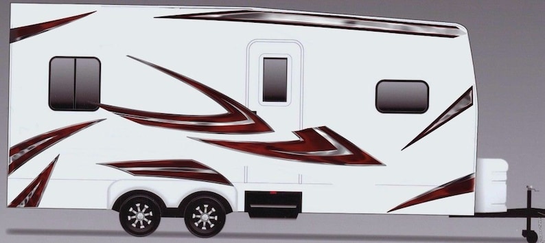 RV Trailer Camper Motorhome Large Vinyl Decals/graphics | Etsy