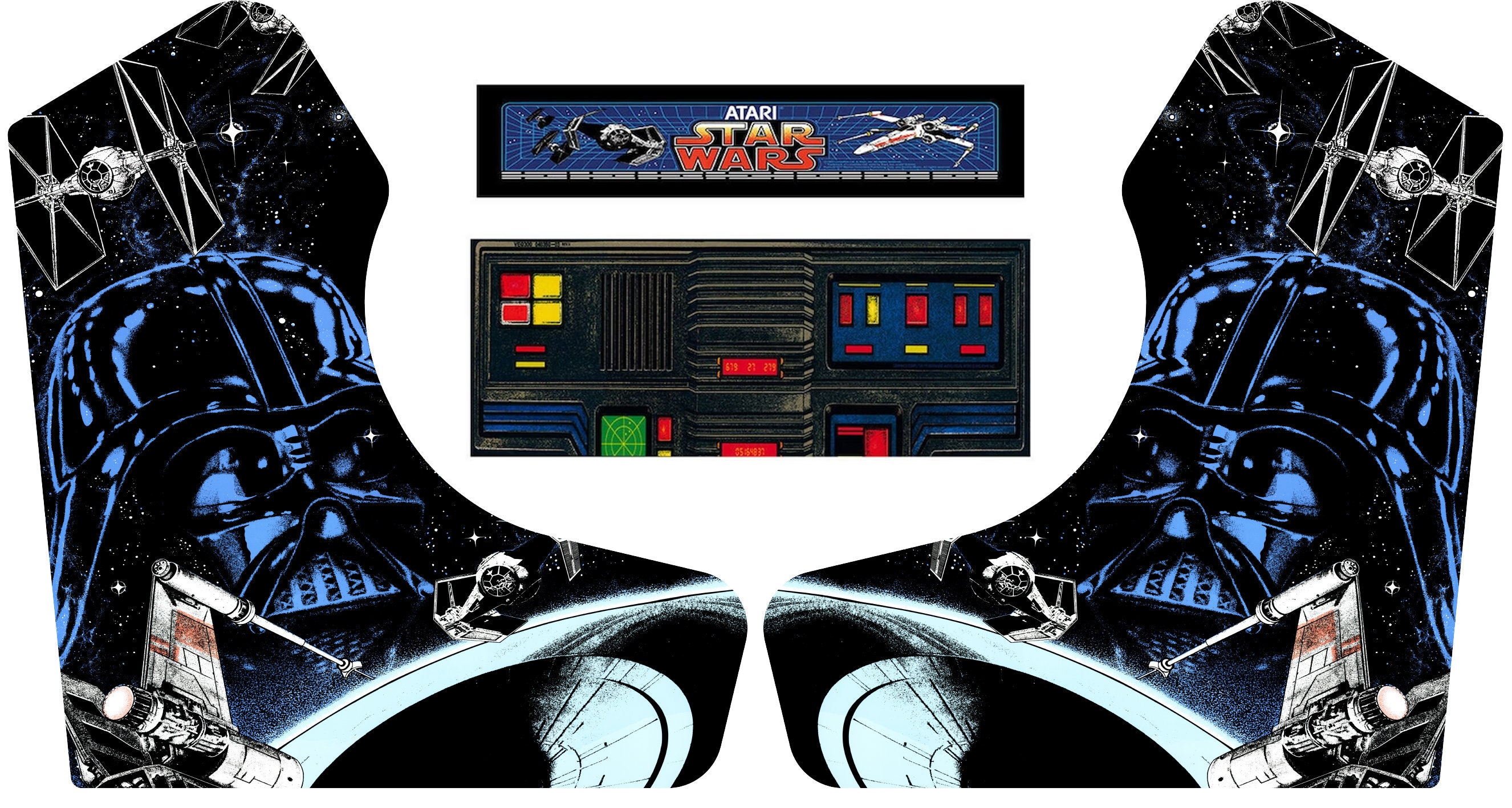 Micro Center Bartop Graphics Stickers Marquee Kit - Etsy