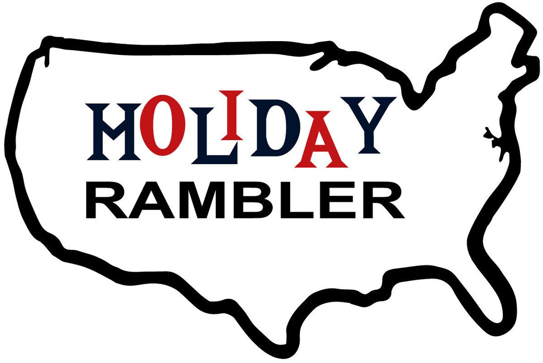 1 RV Trailer Camper Holiday Rambler Logo Decal Graphic -935-2 - Etsy