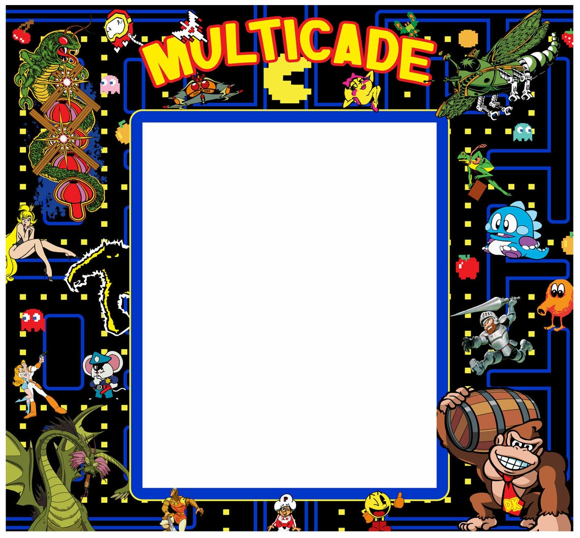 Multicade Arcade Monitor Bezel Sticker Decal - Etsy