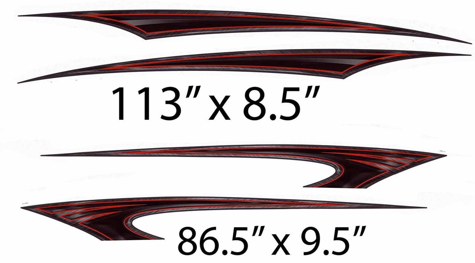 RV Trailer Hauler Camper Motor-home Large Decals/graphics - Etsy