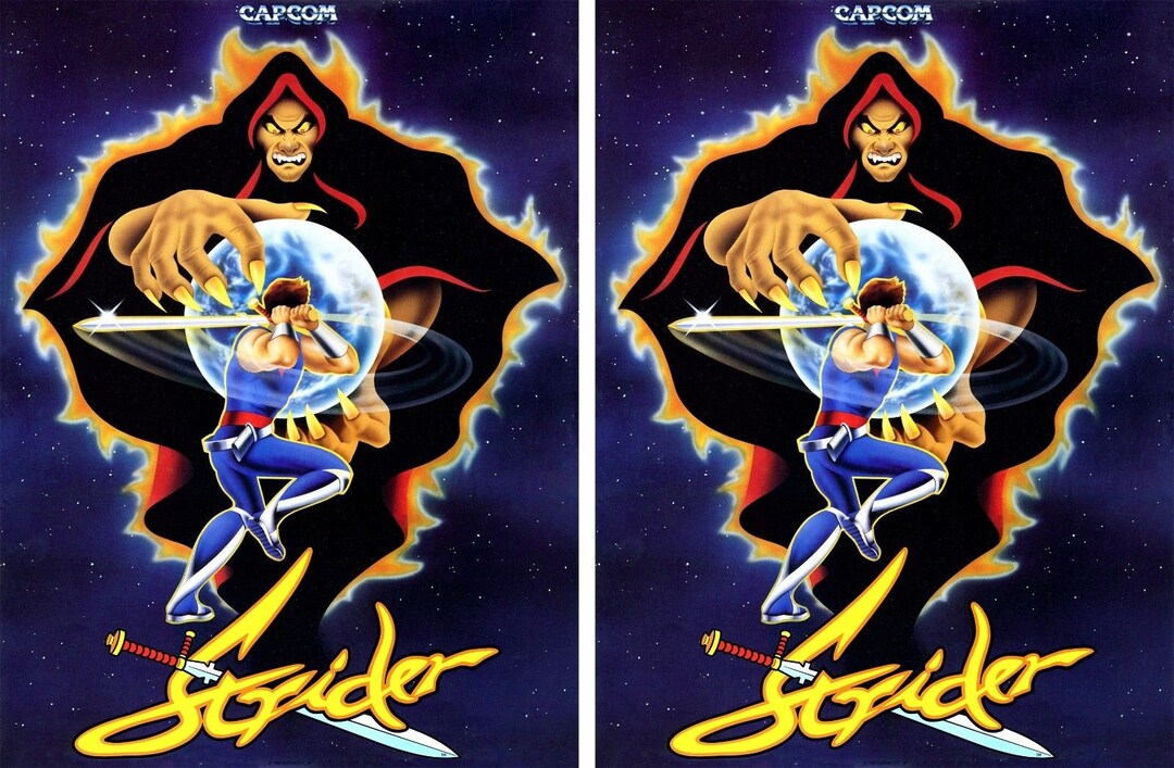 Strider Side Art Panels Cabinet Graphics Stickers Reproduction - Etsy