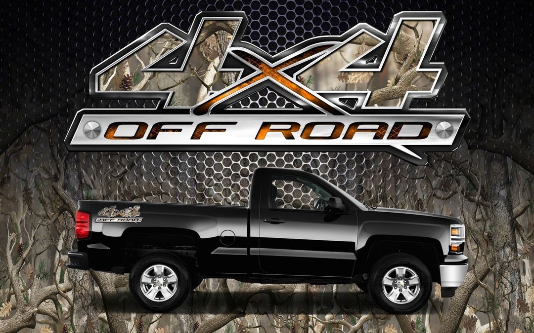 2 4x4 off Road Truck Camouflage Camo Truck Bed Decals Stickers-bo - Etsy
