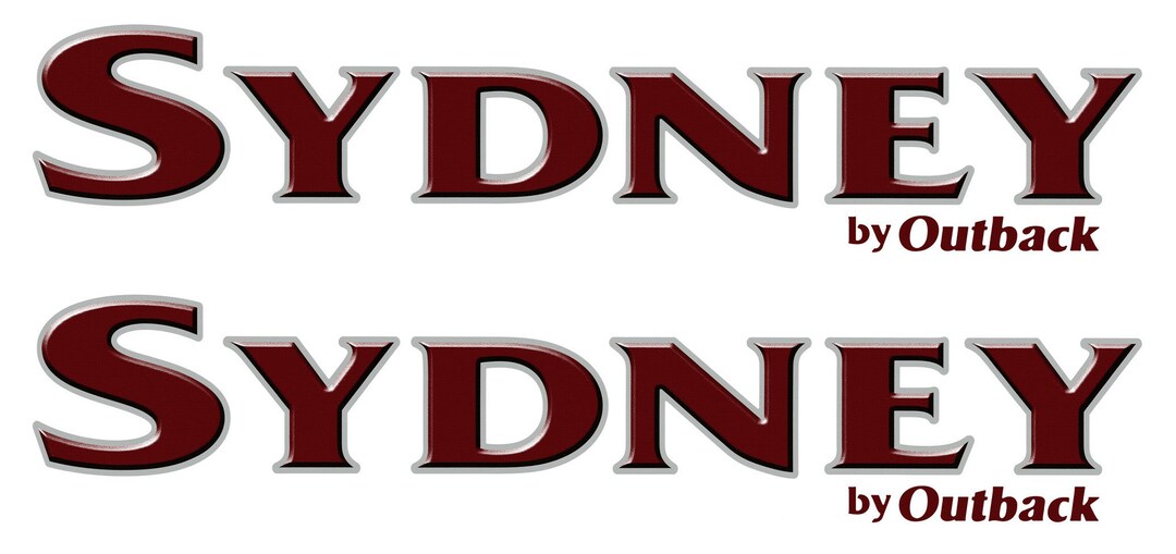 2 RV Trailer Camper Keystone Outback Sydney Decals Graphics -721-2 - Etsy