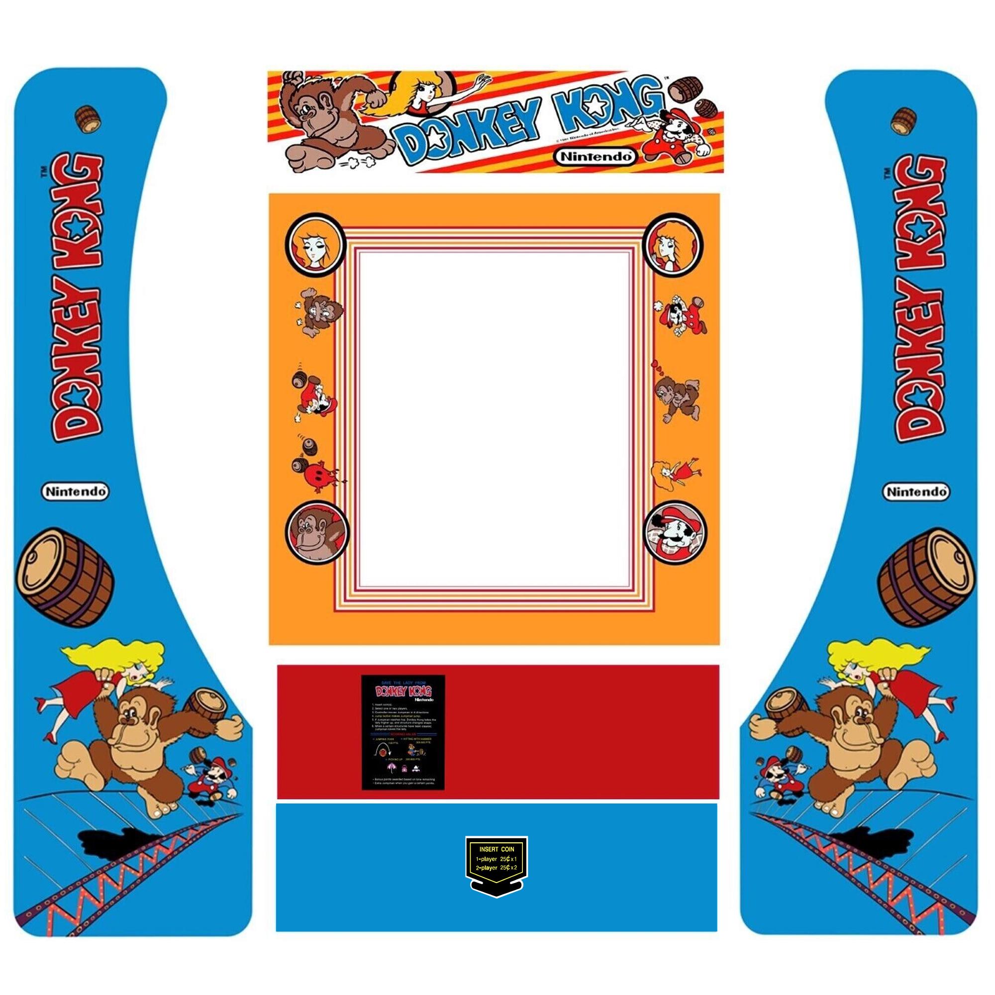 Arcade 1up Partycade Decal Graphics Sticker Kit - Etsy