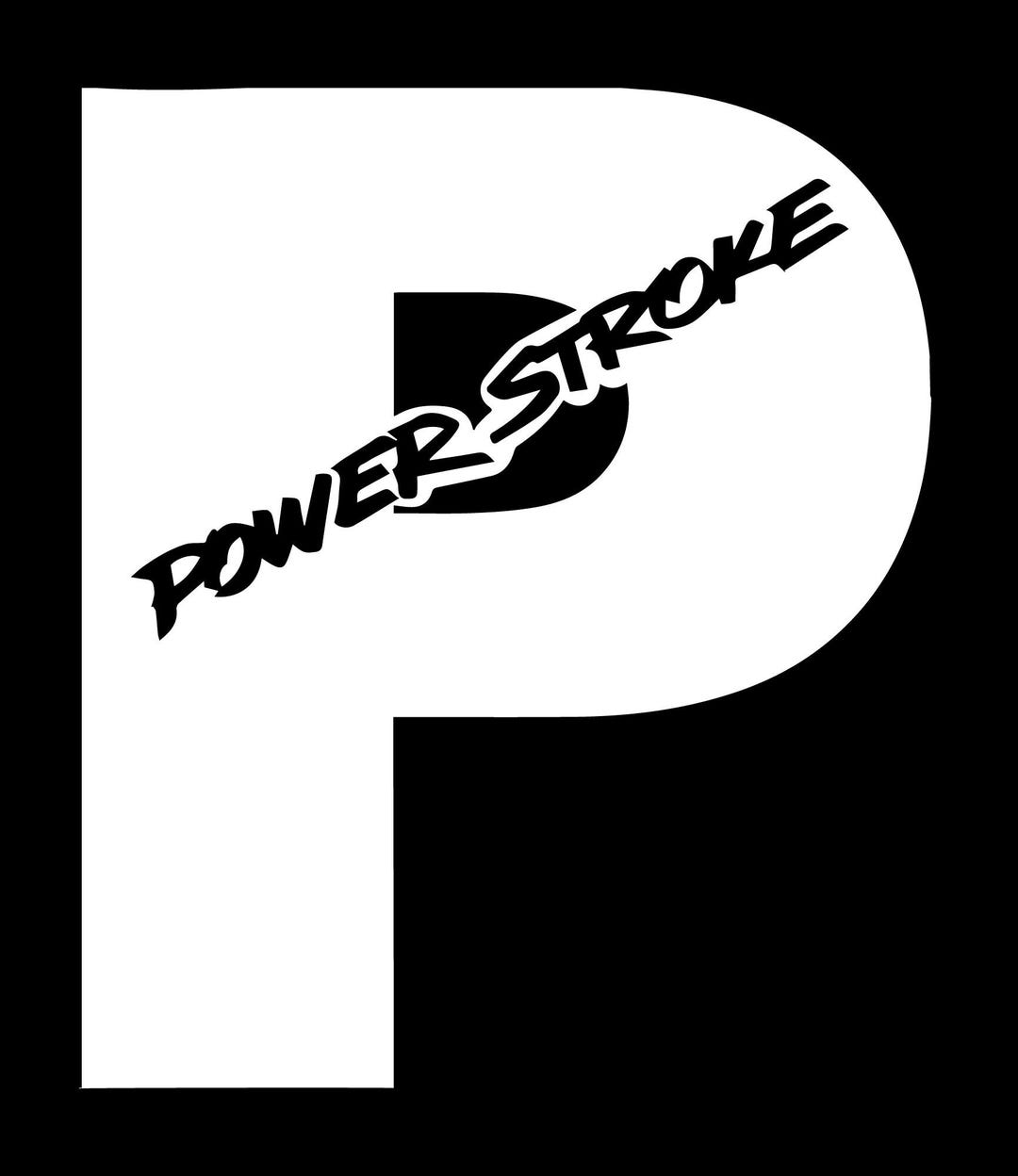 Ford Powerstroke Diesel Truck Decal Sticker Windshield - Etsy