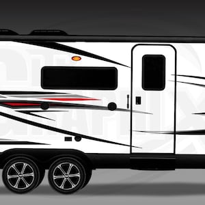 RV, Trailer, Camper, Motorhome Large Vinyl Decals/graphics Kit-k-0010r ...