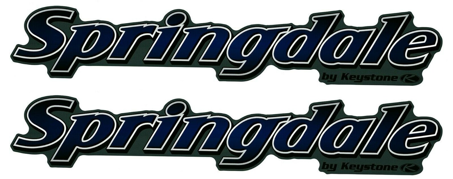 2 RV Trailer Camper Keystone Springdale Logo Graphics Decals | Etsy