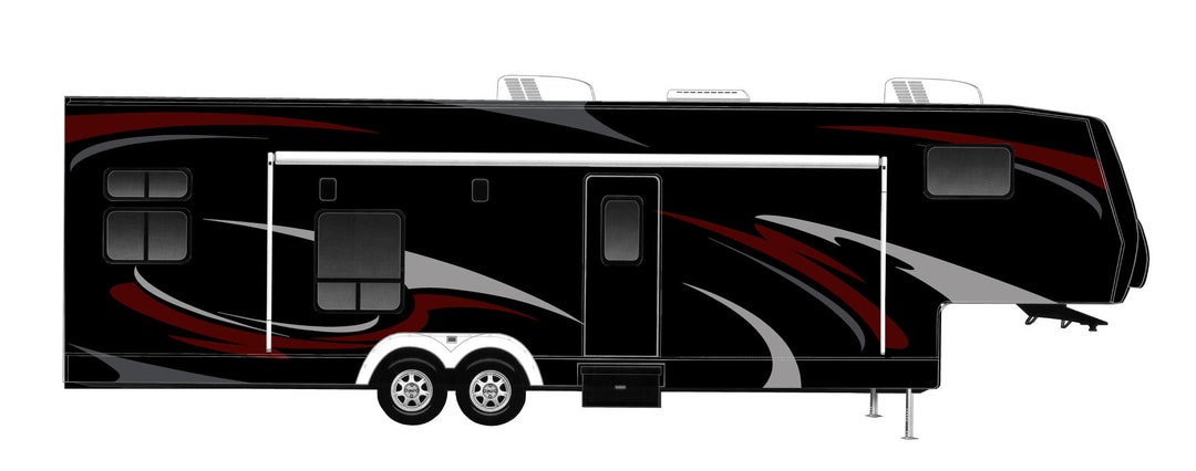 RV, Trailer Hauler, Camper, Motor-home Large Decals/graphics Kits 28 - Etsy