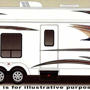 RV, Trailer Hauler, Camper, Motor-home Large Decals/graphics Kit-k-0009 ...