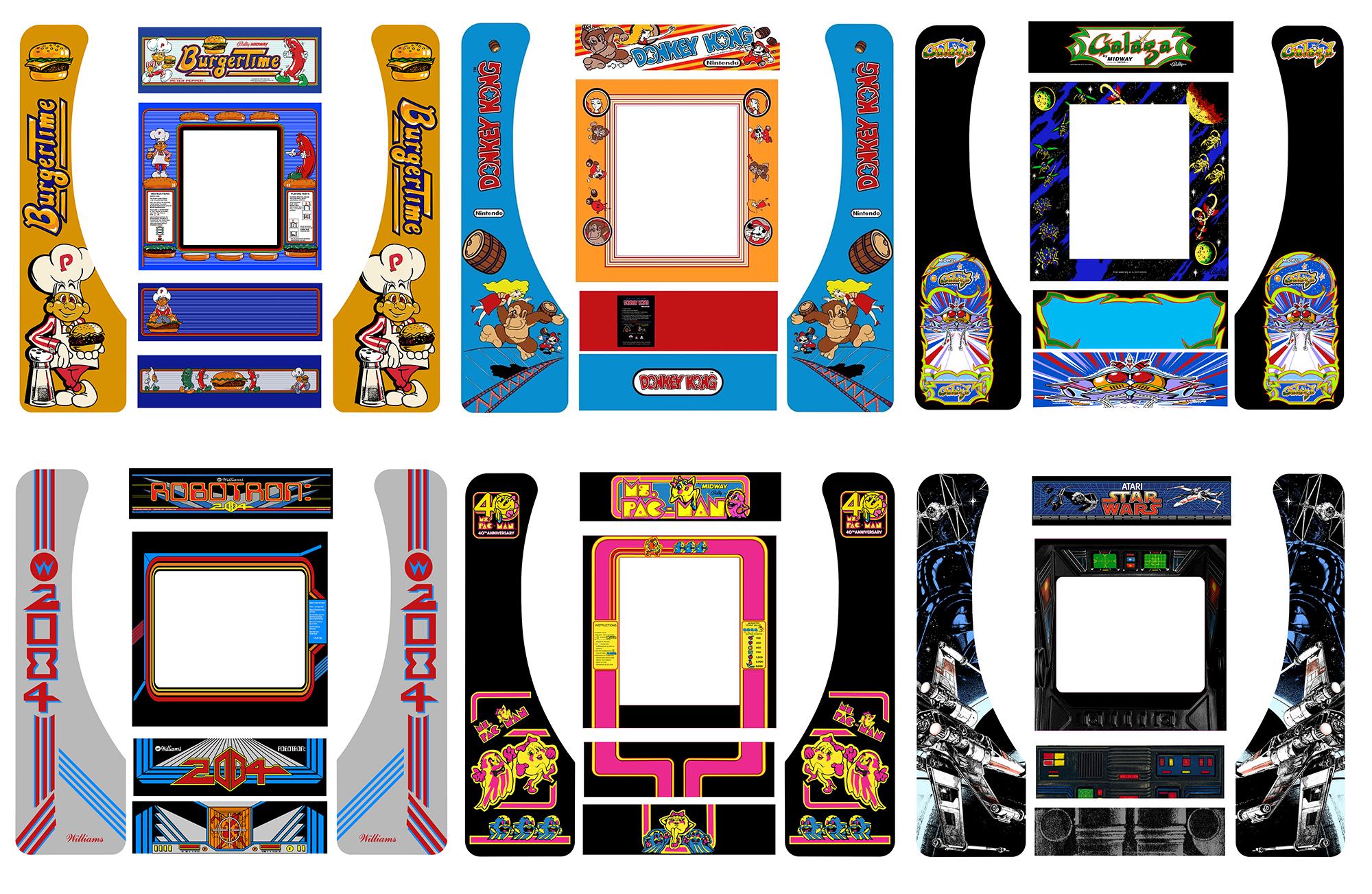 Arcade 1up Partycade Decal Graphics Sticker Kit - Etsy