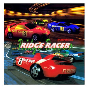 Arcade1up Ridge Racer Arcade Cabinet Kickplate Graphic Decal Sticker - Etsy