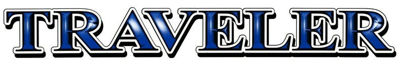 2 RV Trailer Navistar Traveler Logo Graphics Decals 1260 - Etsy