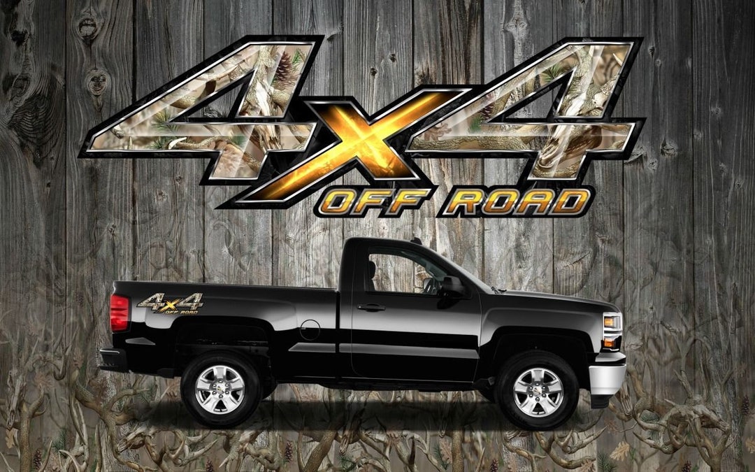 2 4x4 off Road Truck Camouflage Camo Truck Bed Decals Stickers-orob - Etsy