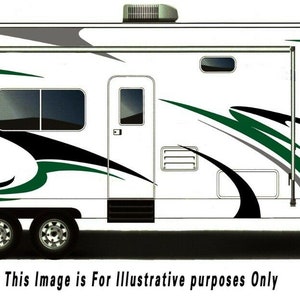 RV, Trailer Hauler, Camper, Motor-home Large Decals/graphics Kits 28-K ...
