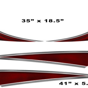 RV, Trailer Hauler, Camper, Motor-home Large Decals/graphics Kits-k ...