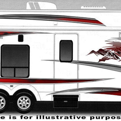 RV Trailer Camper Motorhome Large Vinyl Decals/graphics Kit - Etsy