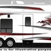 RV, Trailer Hauler, Camper, Motor-home Large Decals/graphics Kits-k ...
