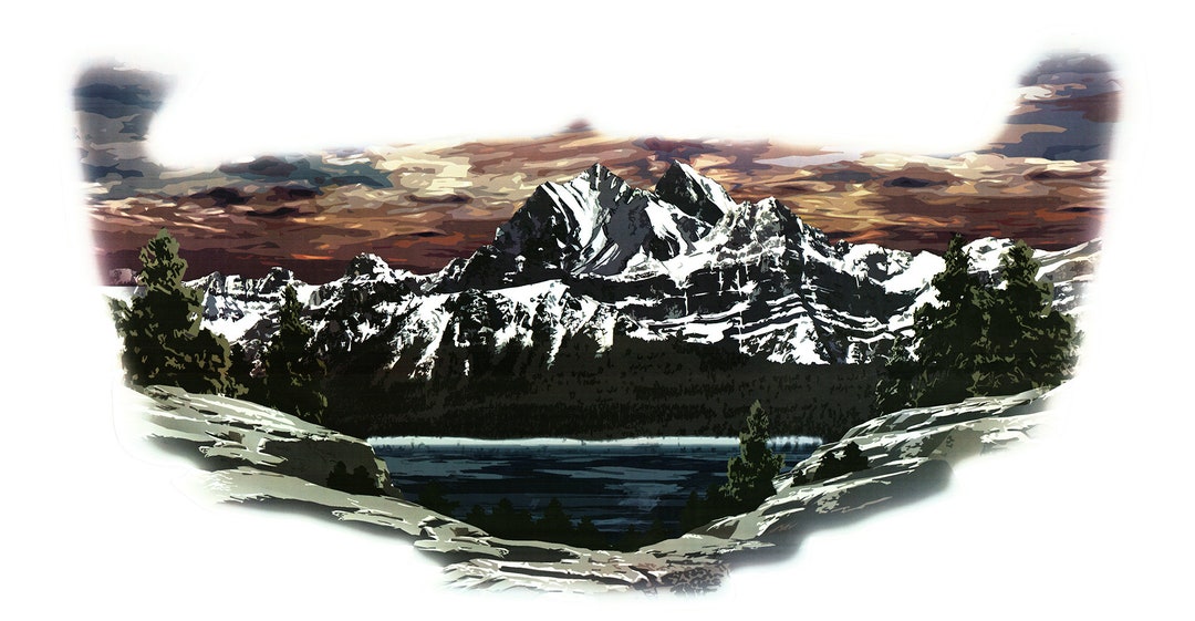 1 RV Trailer Camper Alpine Front Mountain Graphic Decal-2306 - Etsy