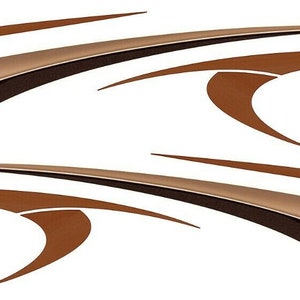 8 RV Trailer Popup Camper Stripes Palomino Stampede Graphics Decals Kit ...