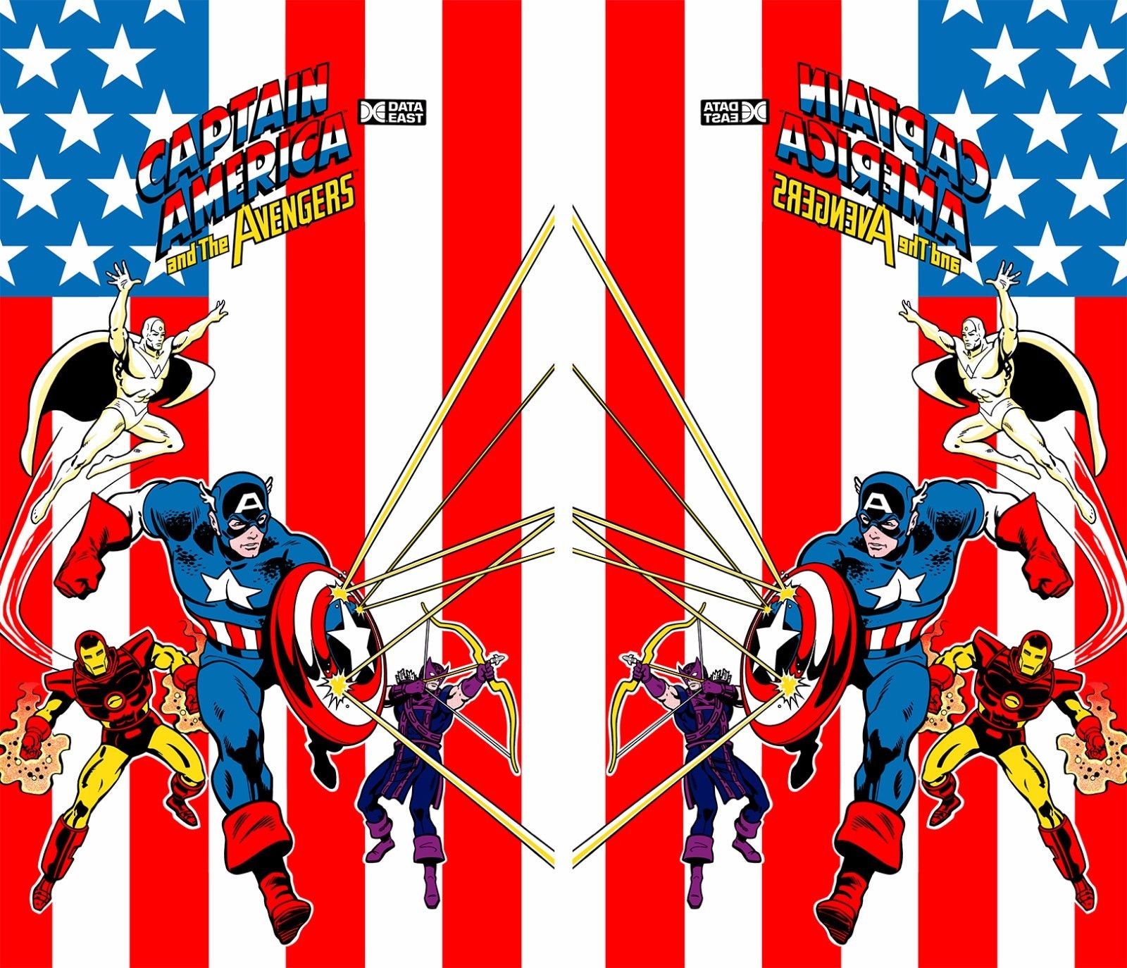 Captain America and the Avengers Side Art Panel Cabinet | Etsy