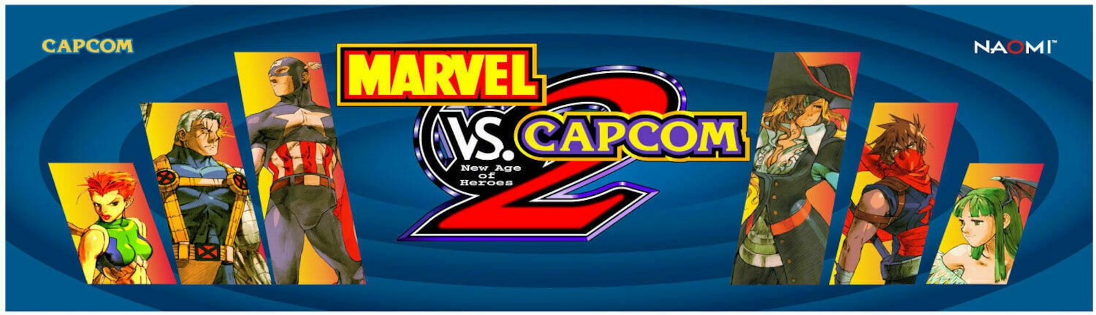 MVC2 Marvel Vs Capcom Arcade Multicade Marquee for - Etsy Canada