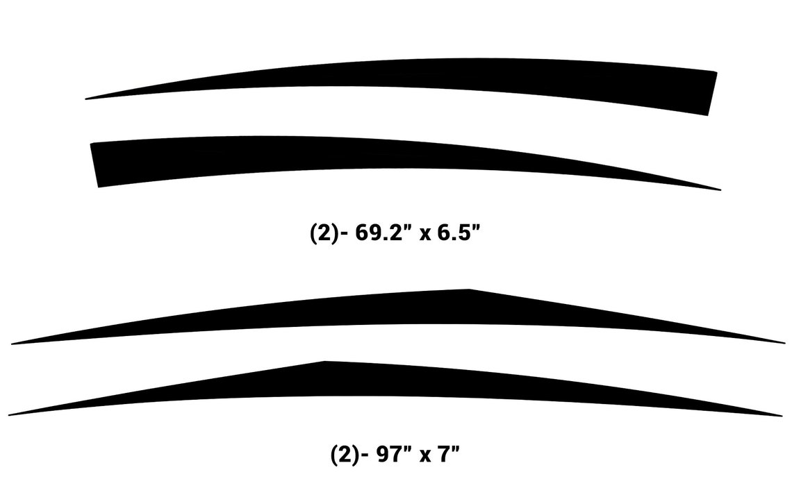 RV Trailer Camper Motorhome Large Vinyl Decals/graphics - Etsy
