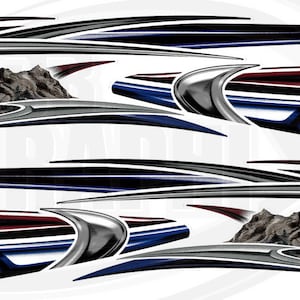 RV, Trailer, Camper, Motorhome Large Vinyl Decals/graphics Kit-k-0006-4 ...