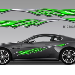 2 Car Truck Side Decals Graphics Stripes Vinyl #b1288green - Etsy