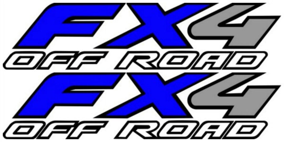 Pair 4x4 off Road FX4 Bed Decals Stickers Ford Truck-t-13-2 - Etsy