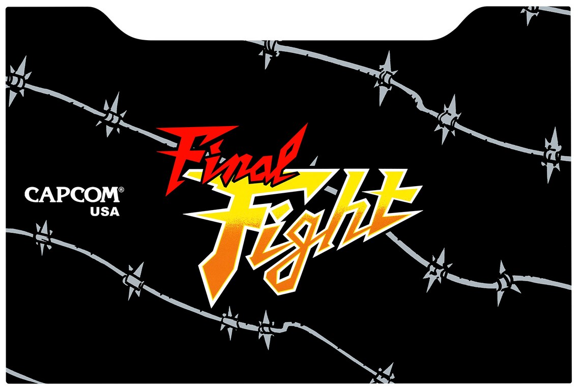 Final Fight Arcade 1up Cabinet Riser Graphic Decal Sticker - Etsy
