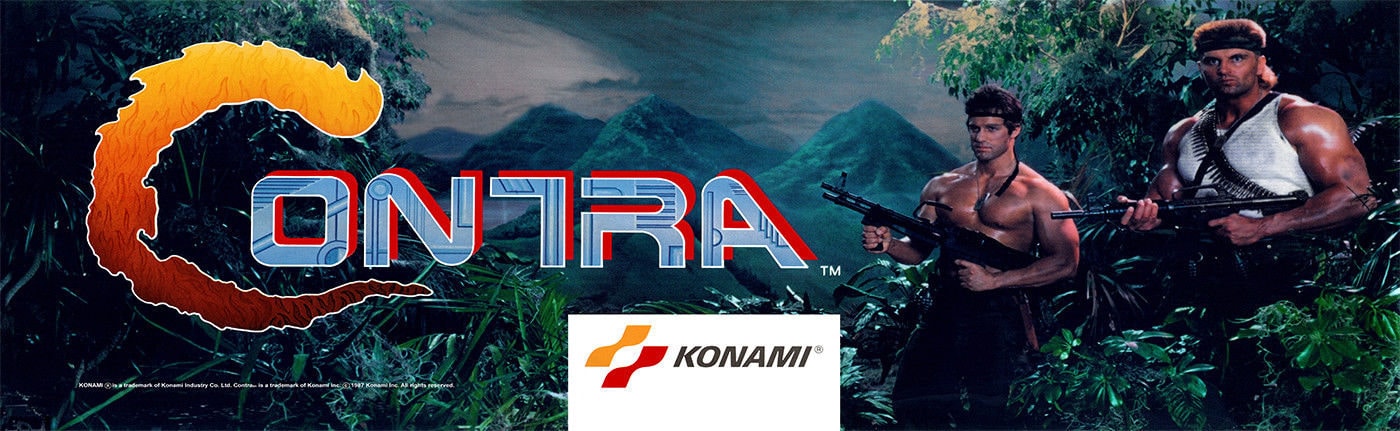 Contra Arcade Marquee for Reproduction Header/backlit Sign - Etsy