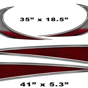 RV, Trailer Hauler, Camper, Motor-home Large Decals/graphics Kit-k-0008 ...