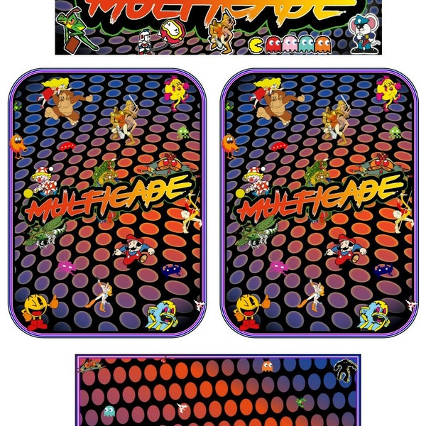 Arcade Marquee Graphics - Etsy