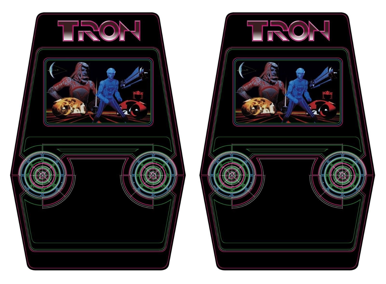 Tron Arcade Cabinet Graphics For Reproduction Side Art Panels | Etsy
