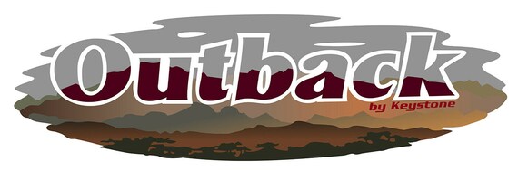 1 RV Trailer Keystone Outback Front Cap Logo Decal | Etsy