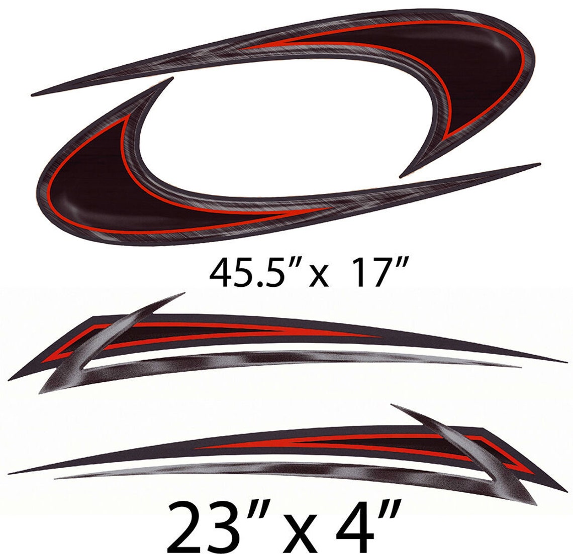 RV Trailer Hauler Camper Motor-home Large Decals/graphics | Etsy