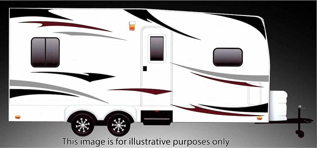 RV, Trailer Hauler, Camper, Motor-home Large Decals/graphics Kits 24-k ...