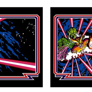 Tempest Arcade 1up Cabinet Riser Graphics Decals Stickers - Etsy