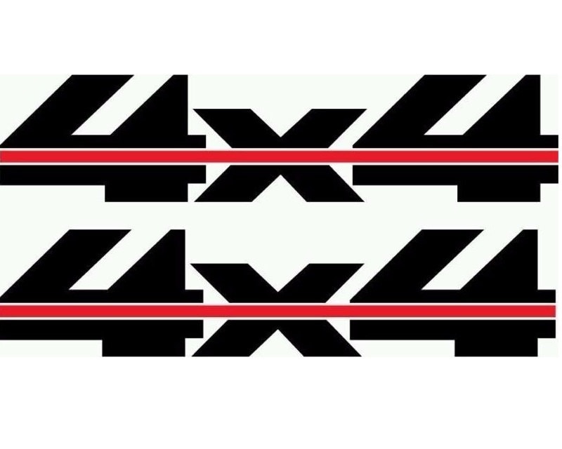 Pair 4x4 Chevy Bed Decals Stickers Silverado GMC Sierra Truck-t-3 - Etsy